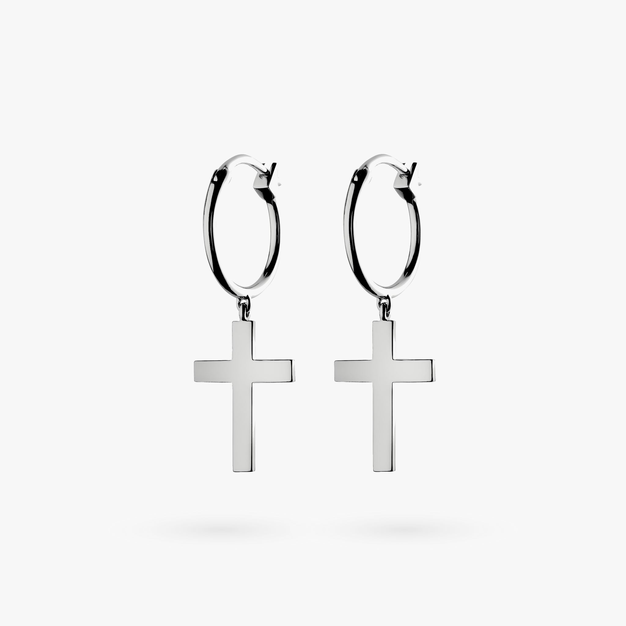 Dangling Cross Earrings